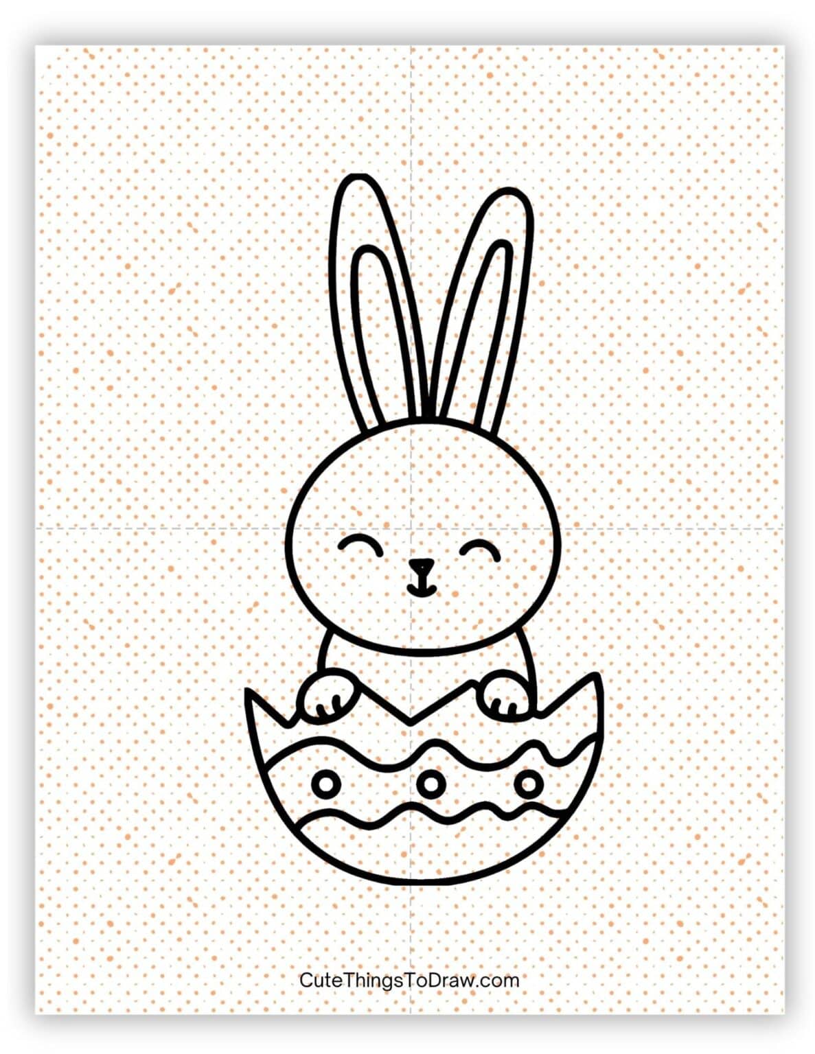 25 Cute Easter Bunny Drawing Ideas - Cute Things to Draw