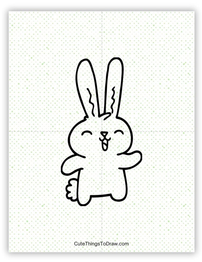 25 Cute Easter Bunny Drawing Ideas - Cute Things to Draw