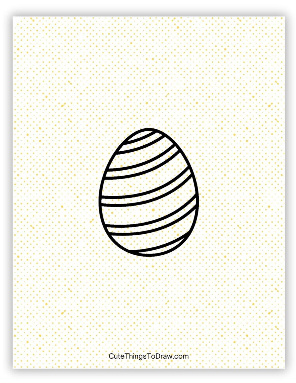 27 Cute Easter Egg Drawing Ideas - Cute Things to Draw