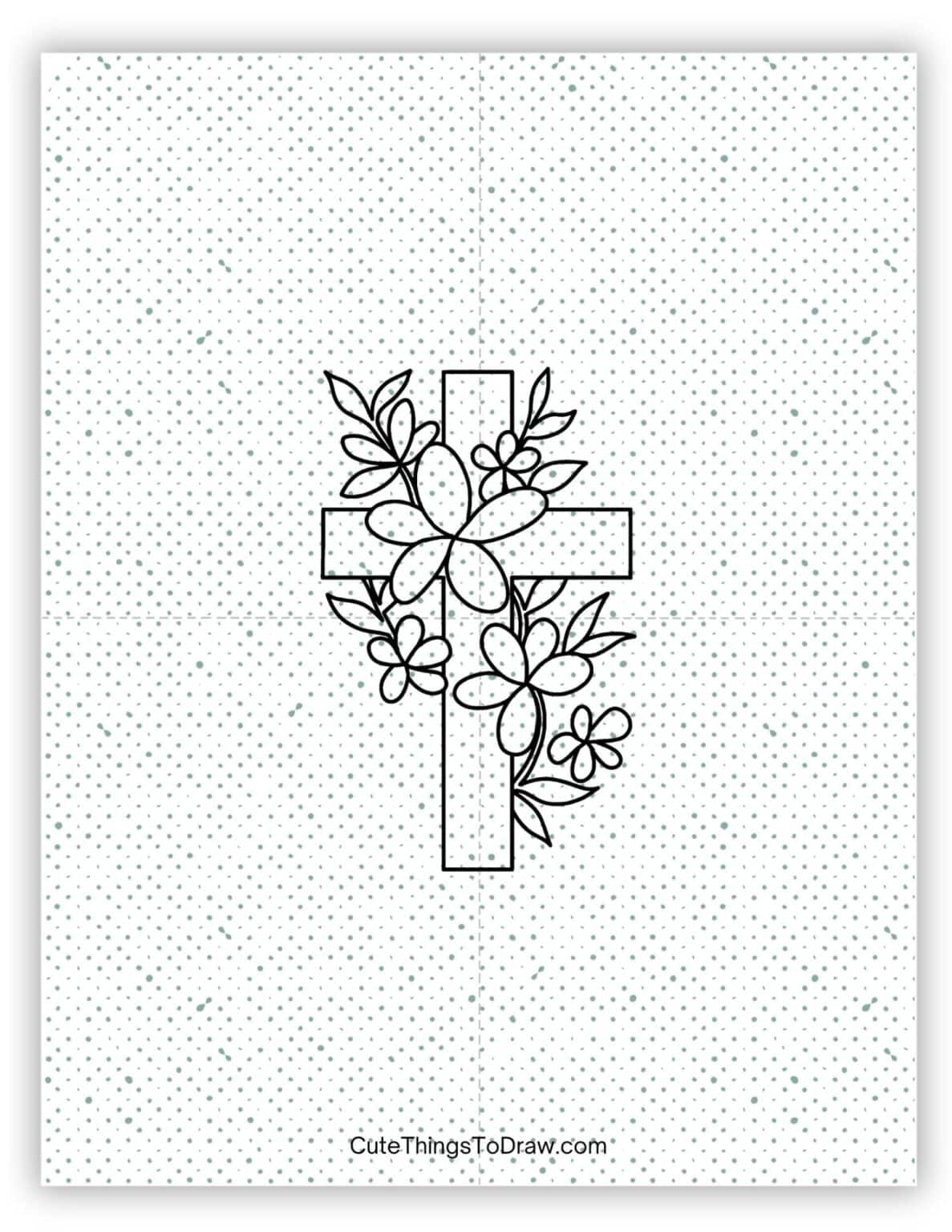 Easter Cross Drawing Ideas - Cute Things to Draw