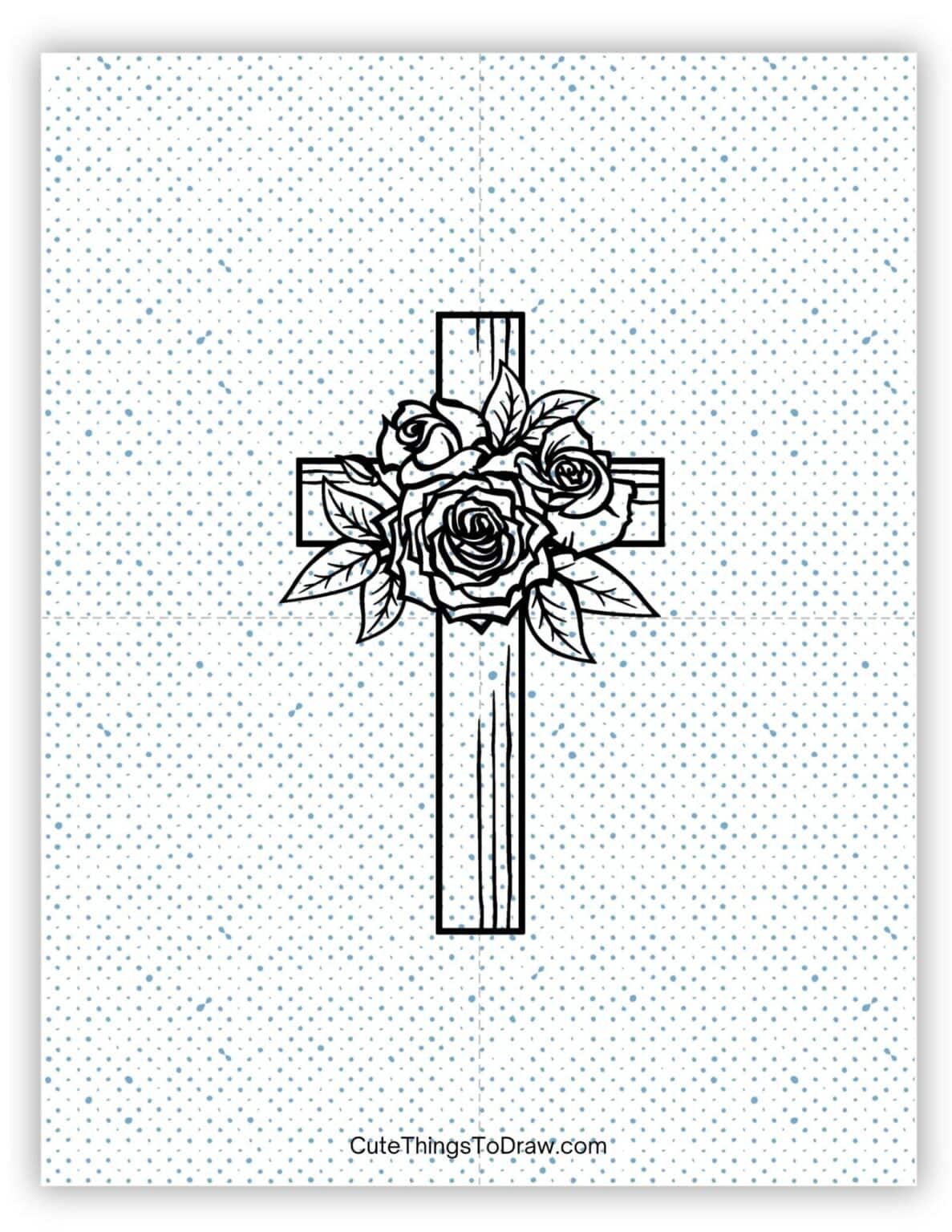 Easter Cross Drawing Ideas - Cute Things to Draw