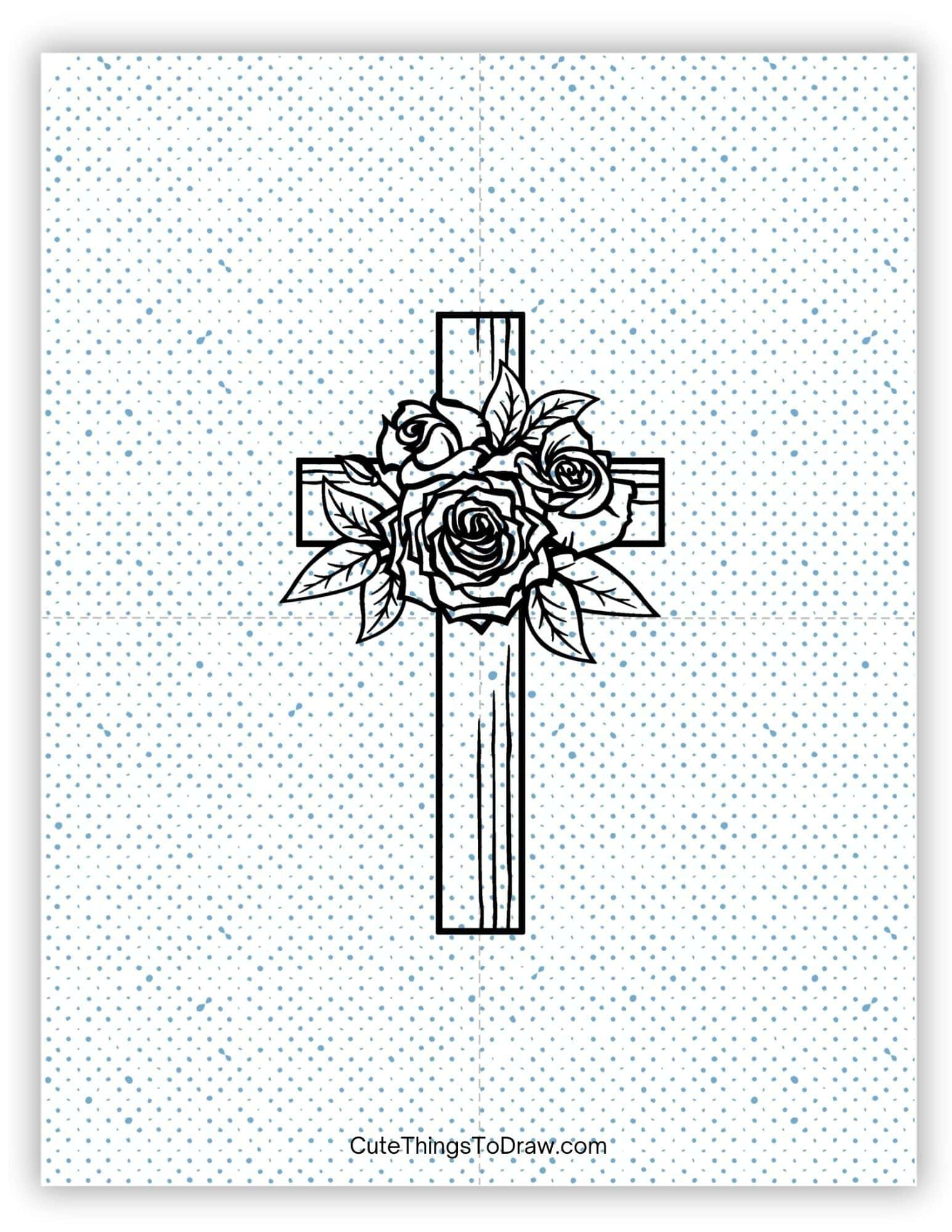 Easter Cross Drawing Ideas - Cute Things to Draw