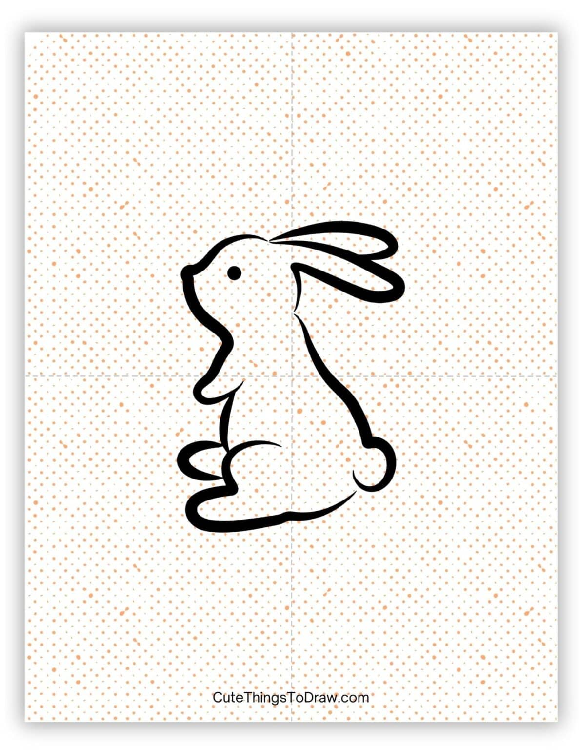 25 Cute Easter Bunny Drawing Ideas - Cute Things to Draw