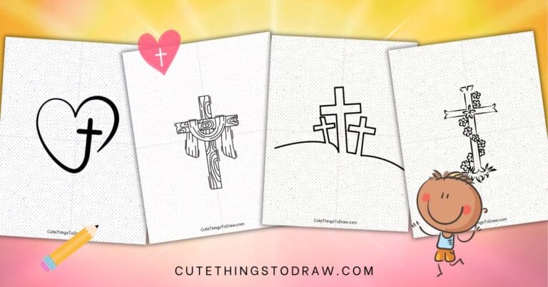 Easter Cross Drawing Ideas - Cute Things to Draw