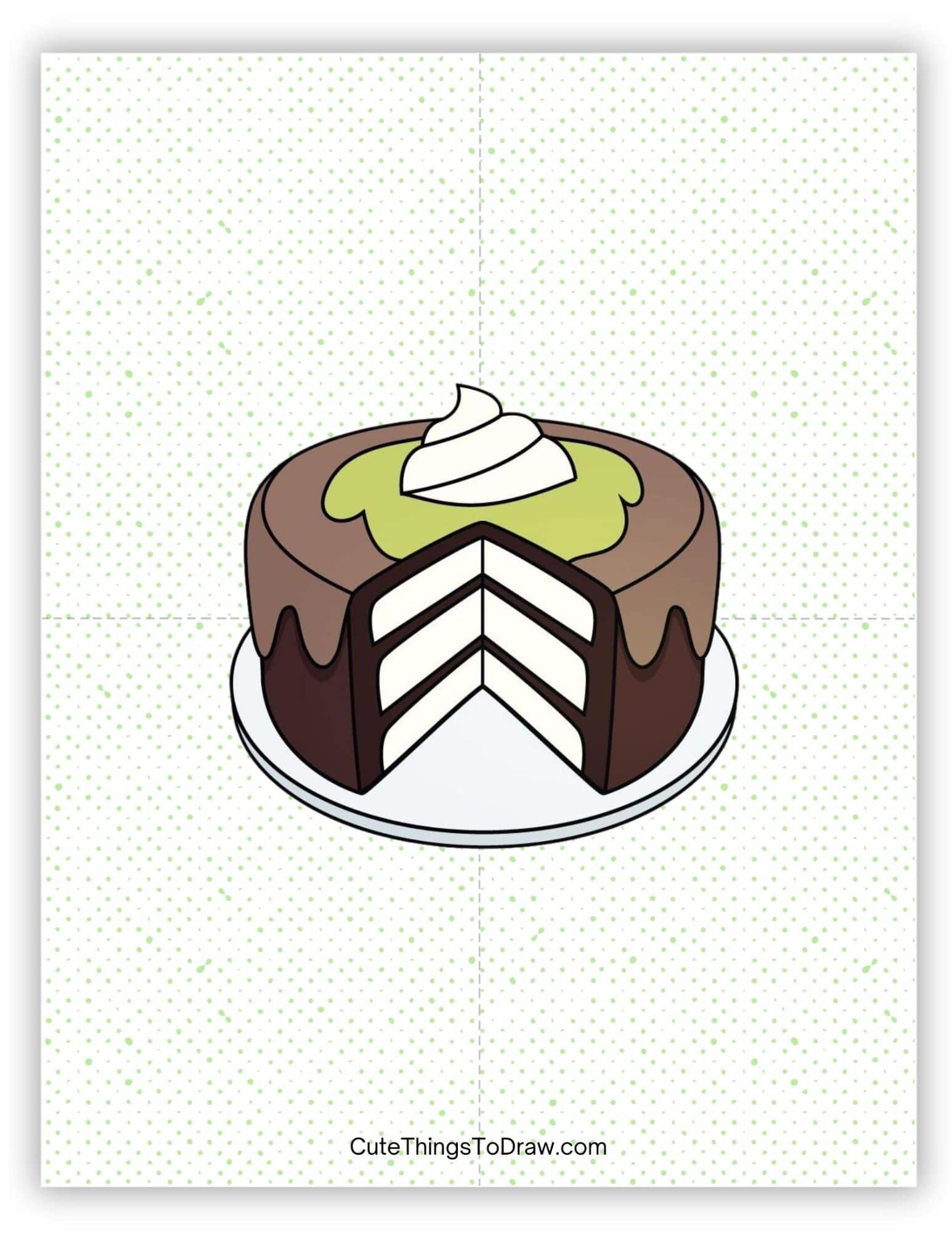 31 Cute Cake Drawing Ideas - Cute Things to Draw