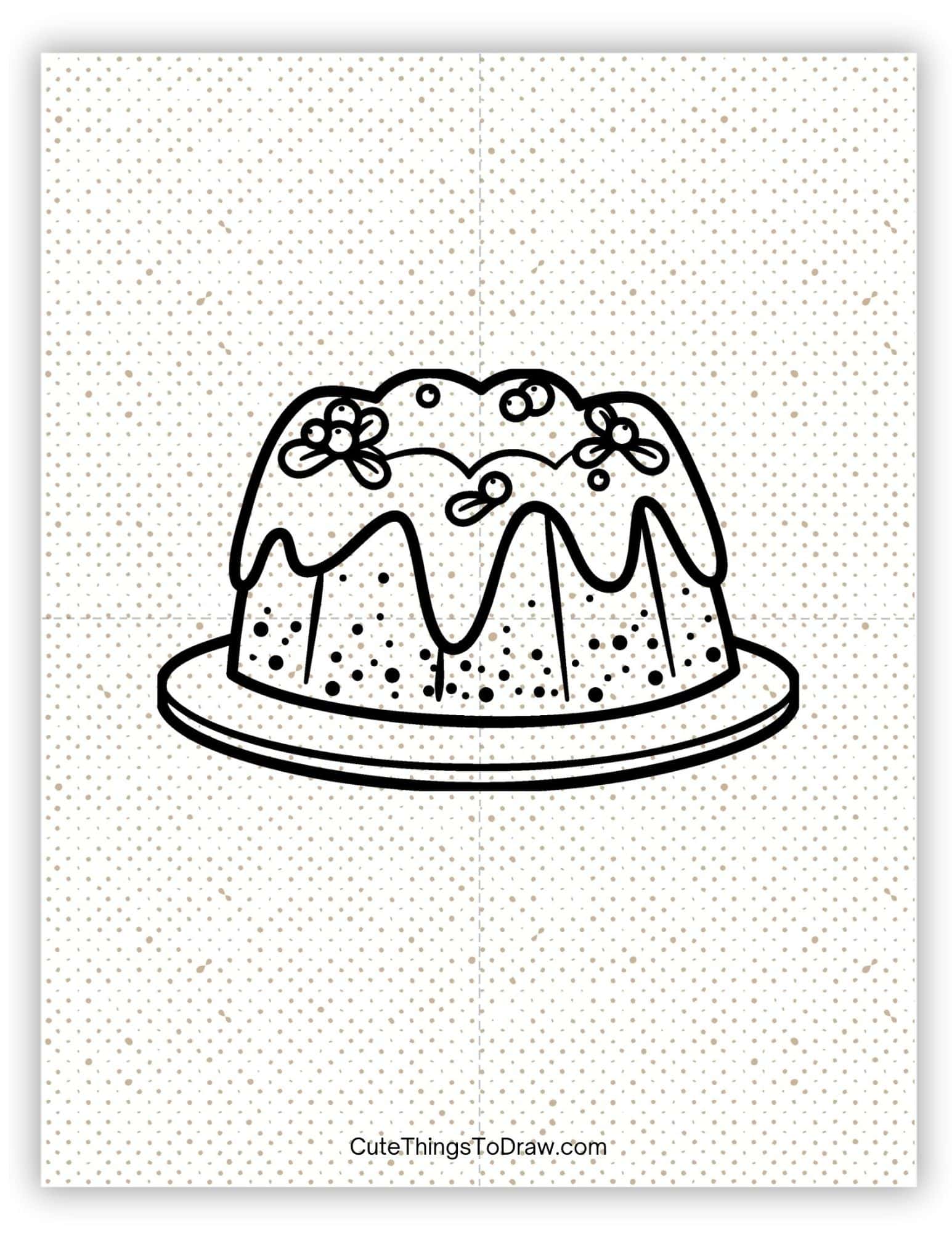 31 Cute Cake Drawing Ideas - Cute Things to Draw