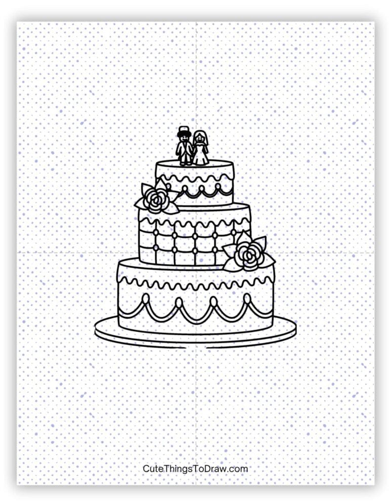 31 Cute Cake Drawing Ideas - Cute Things to Draw