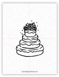 31 Cute Cake Drawing Ideas - Cute Things to Draw