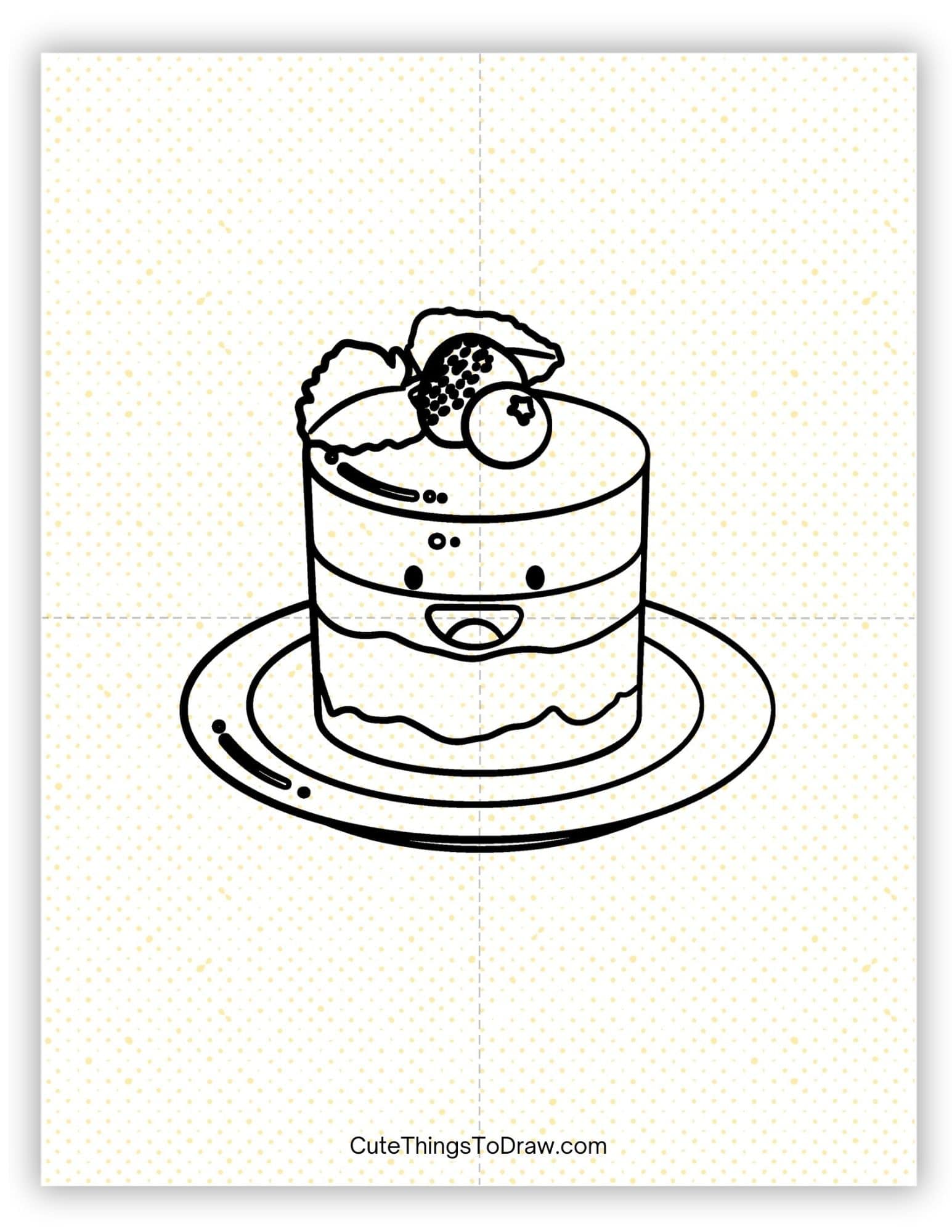 31 Cute Cake Drawing Ideas - Cute Things to Draw