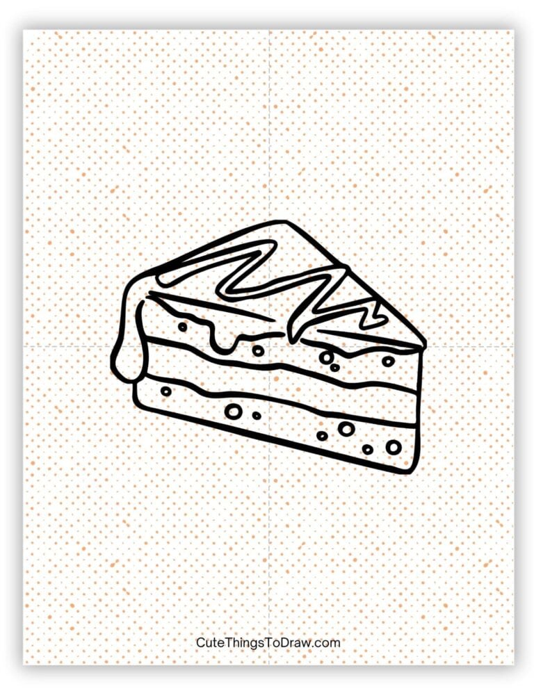 31 Cute Cake Drawing Ideas - Cute Things to Draw