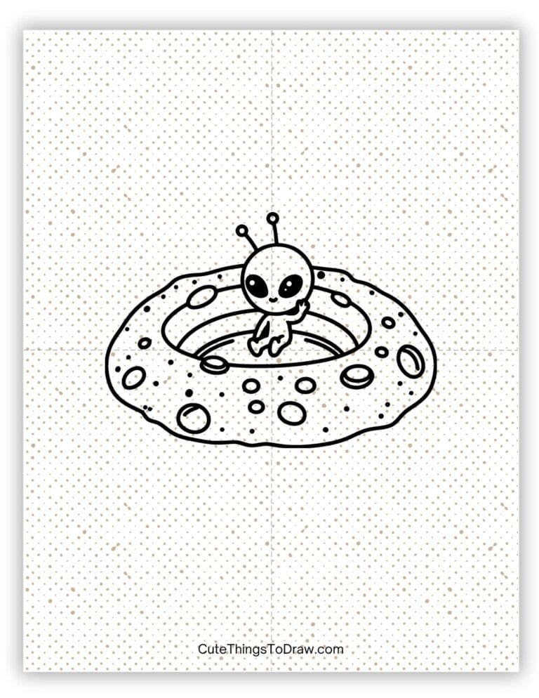 34 Cute Alien Drawing Ideas - Cute Things to Draw