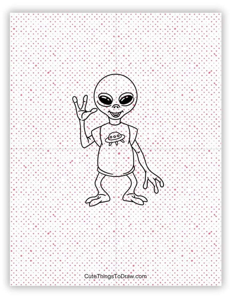 34 Cute Alien Drawing Ideas - Cute Things to Draw