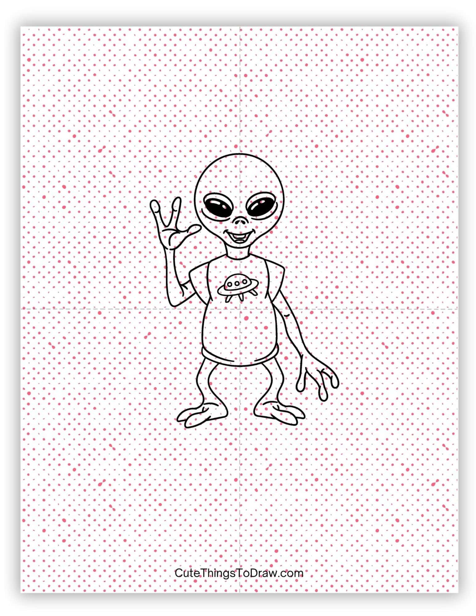 34 Cute Alien Drawing Ideas - Cute Things to Draw