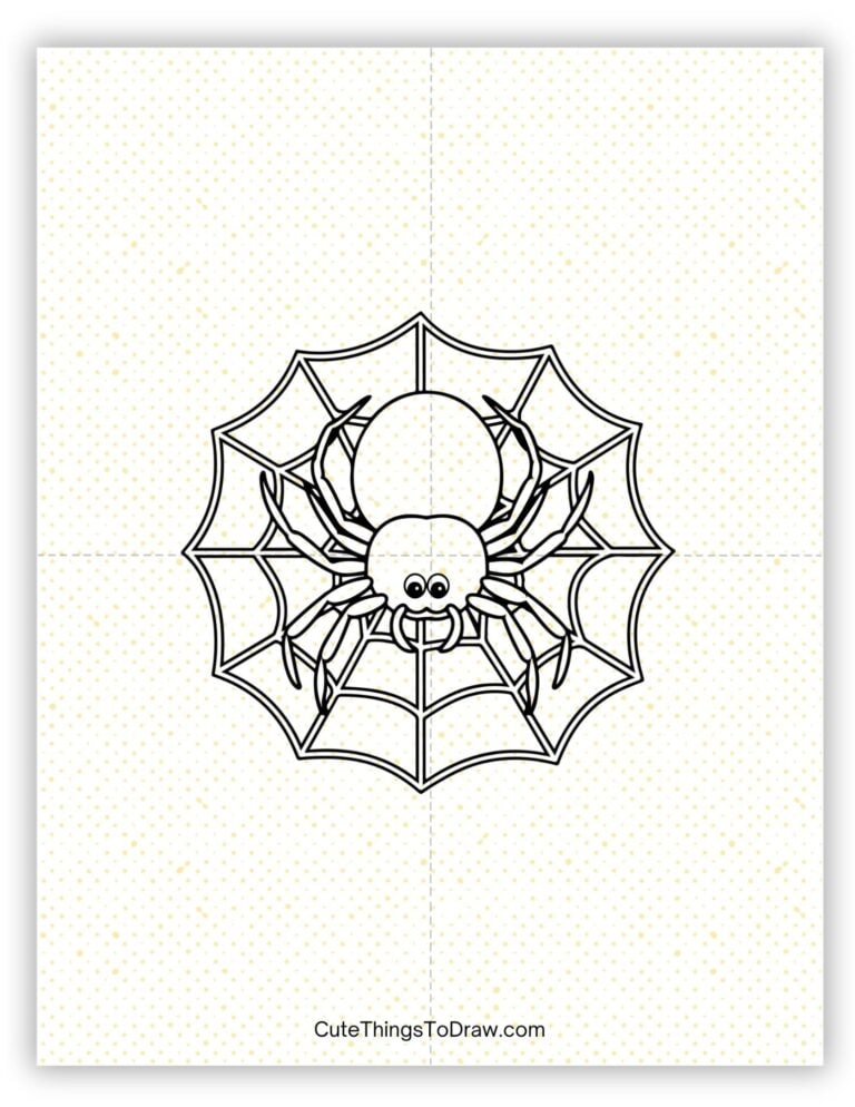 27 Cute Spider Drawing Ideas - Cute Things to Draw