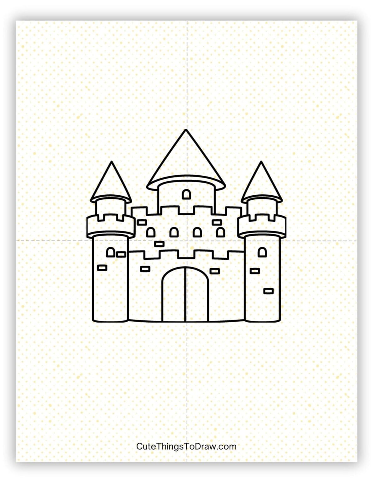 Cute Castle Drawing Ideas - Cute Things to Draw