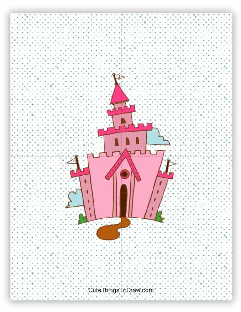 Cute Castle Drawing Ideas - Cute Things to Draw
