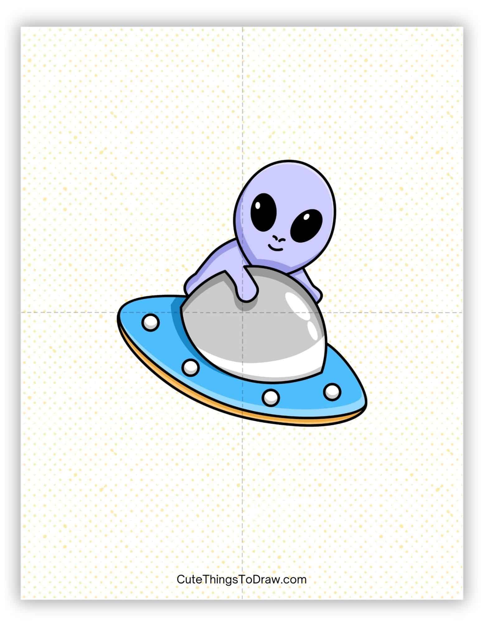 34 Cute Alien Drawing Ideas - Cute Things to Draw