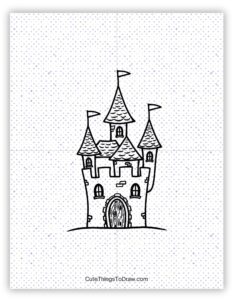 Cute Castle Drawing Ideas - Cute Things to Draw