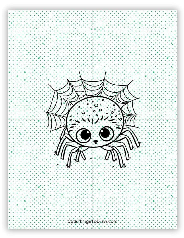 27 Cute Spider Drawing Ideas - Cute Things to Draw