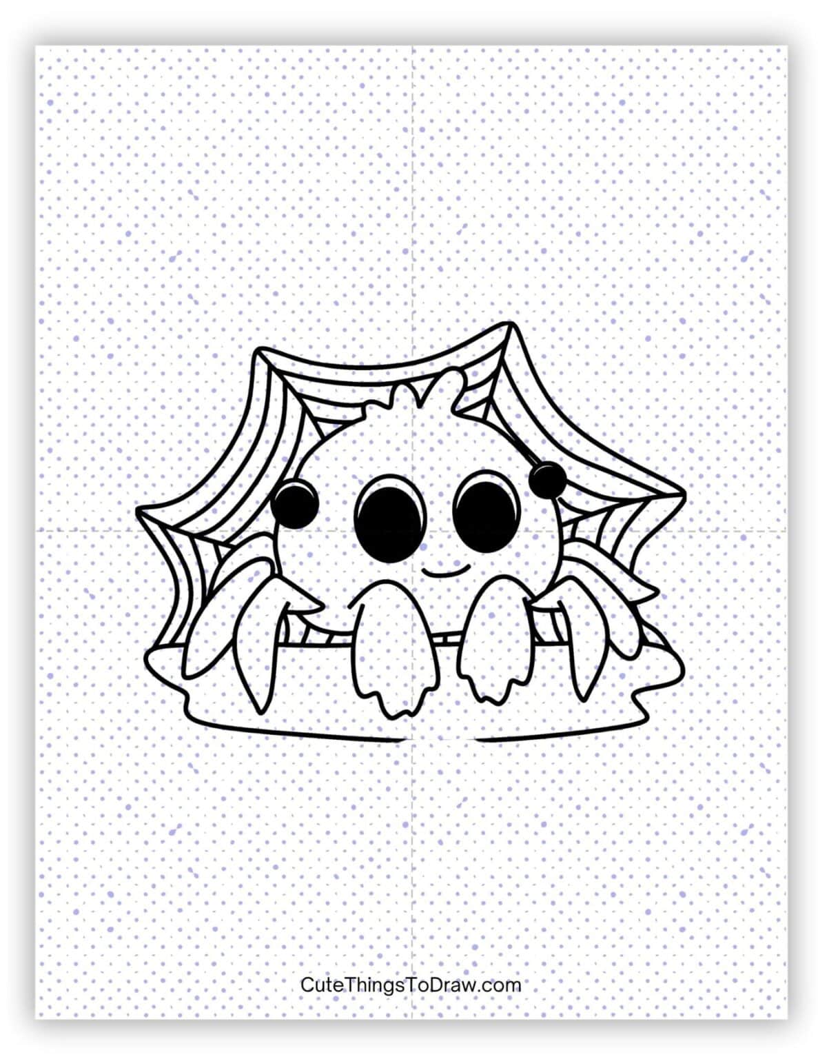 27 Cute Spider Drawing Ideas - Cute Things to Draw