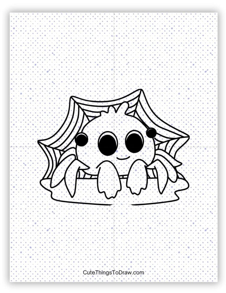 27 Cute Spider Drawing Ideas - Cute Things to Draw