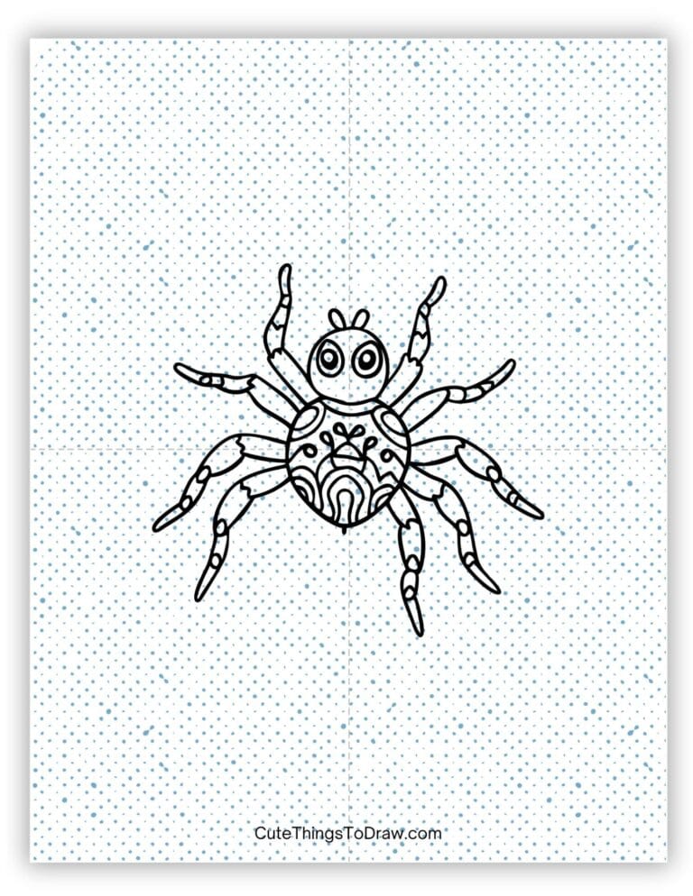 27 Cute Spider Drawing Ideas - Cute Things to Draw