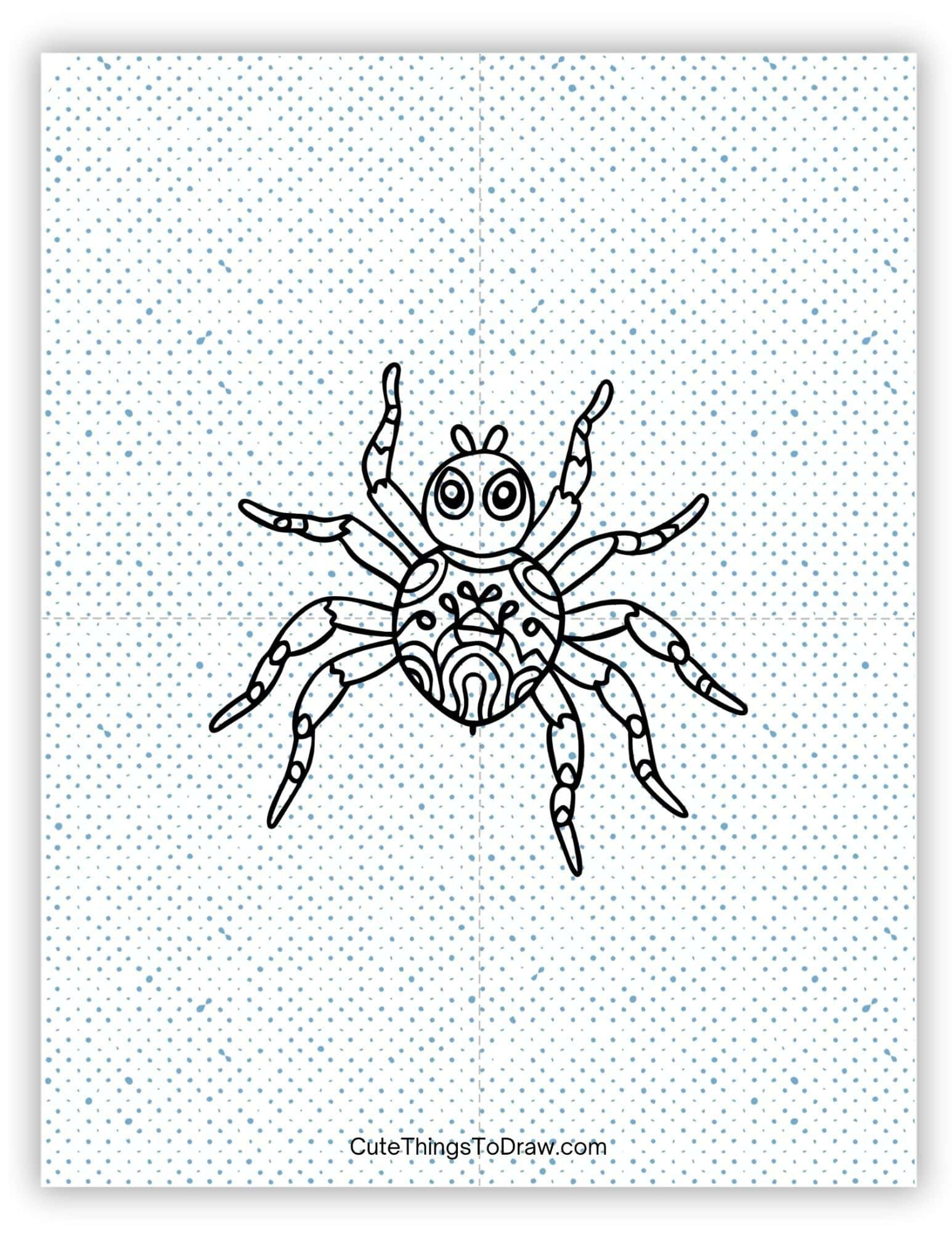 27 Cute Spider Drawing Ideas - Cute Things to Draw