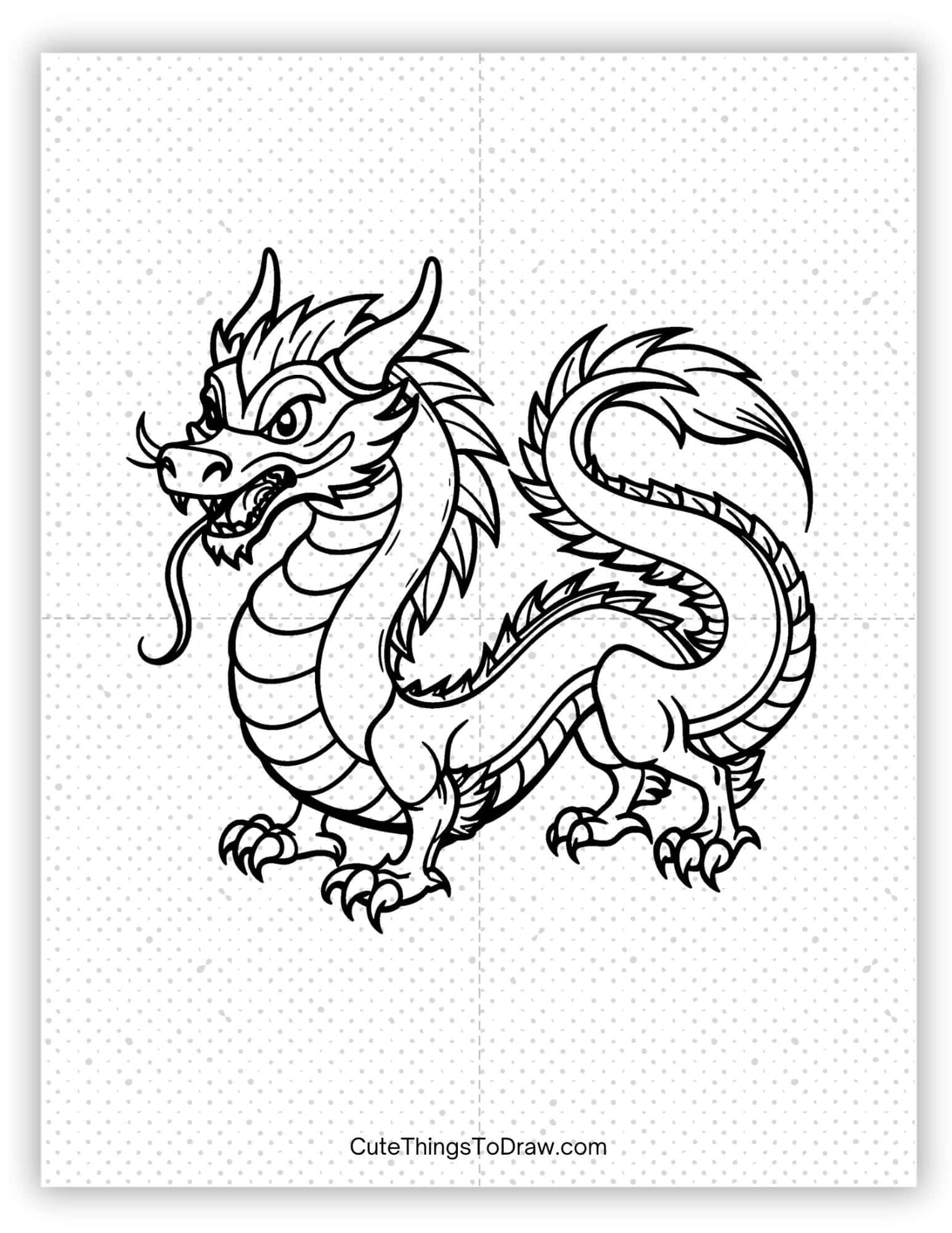 37 Cute Dragon Drawing Ideas - Cute Things to Draw