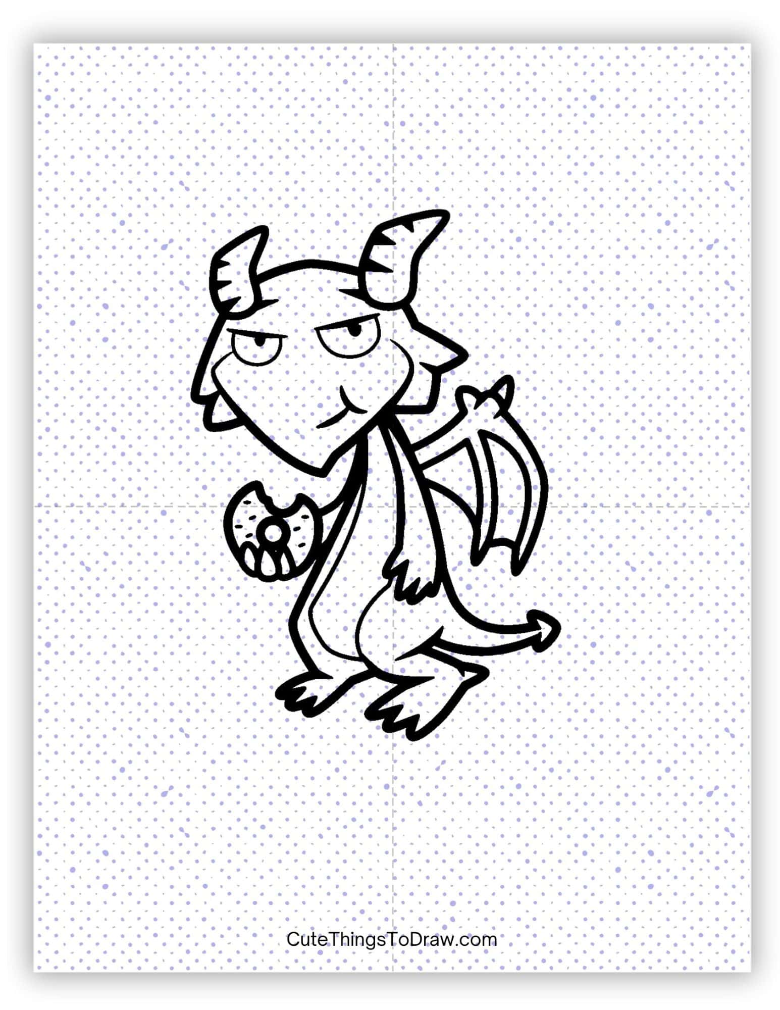 37 Cute Dragon Drawing Ideas - Cute Things to Draw