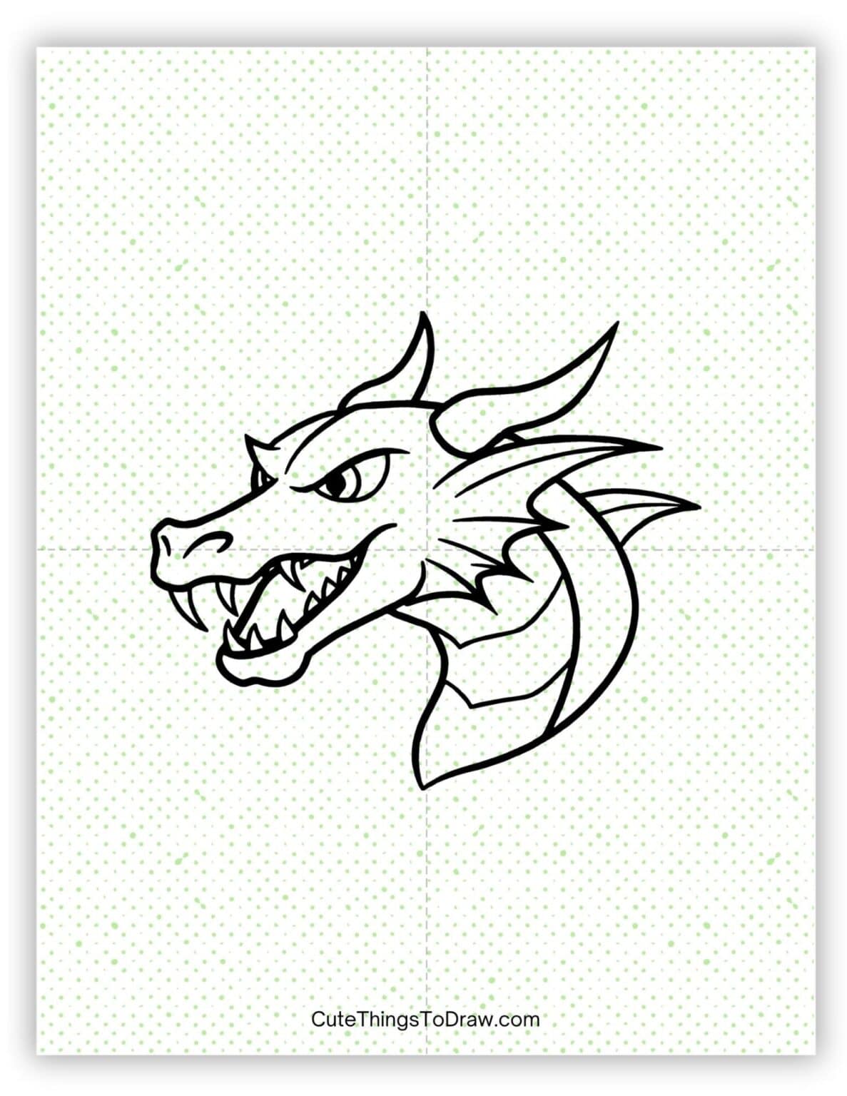 37 Cute Dragon Drawing Ideas - Cute Things to Draw