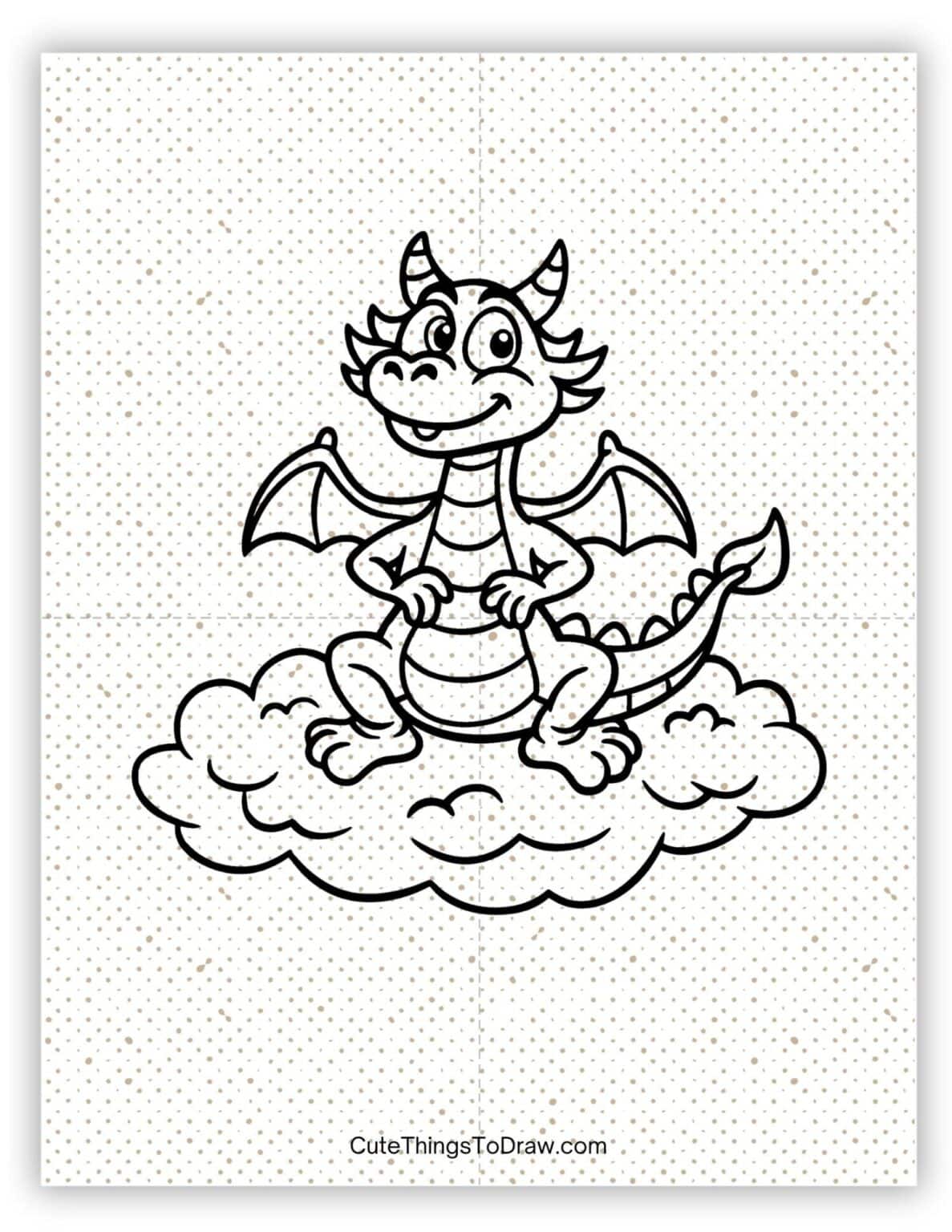 37 Cute Dragon Drawing Ideas - Cute Things to Draw