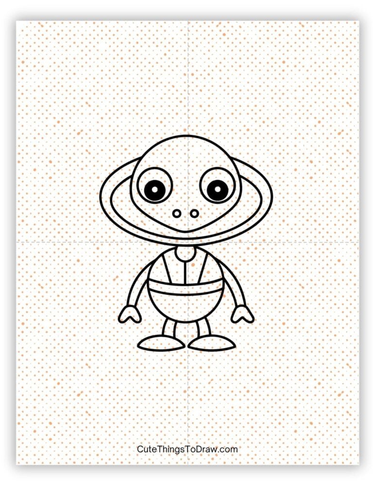 34 Cute Alien Drawing Ideas - Cute Things to Draw