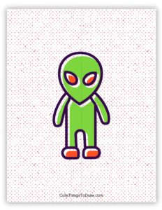 34 Cute Alien Drawing Ideas - Cute Things to Draw