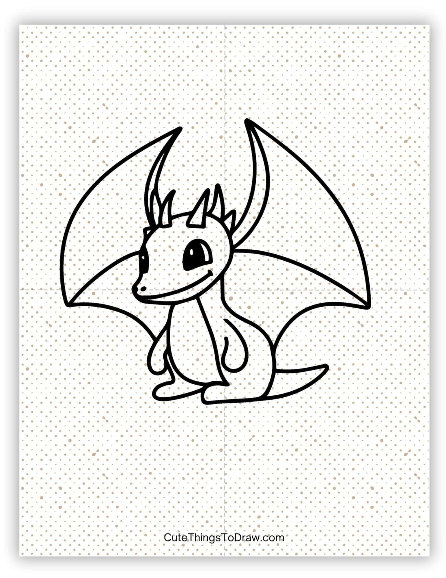 37 Cute Dragon Drawing Ideas - Cute Things to Draw