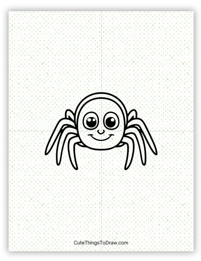 27 Cute Spider Drawing Ideas - Cute Things to Draw