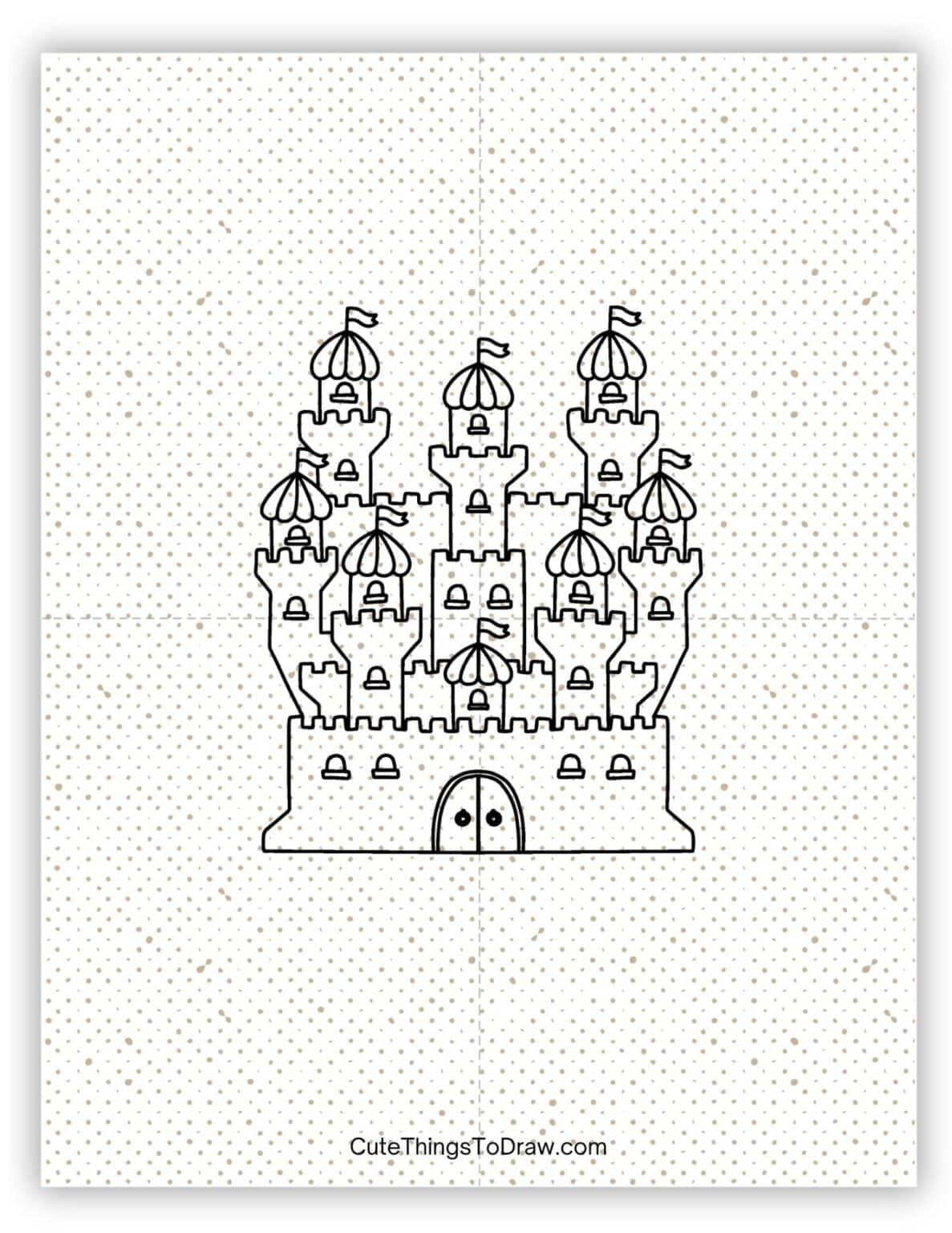Cute Castle Drawing Ideas - Cute Things to Draw