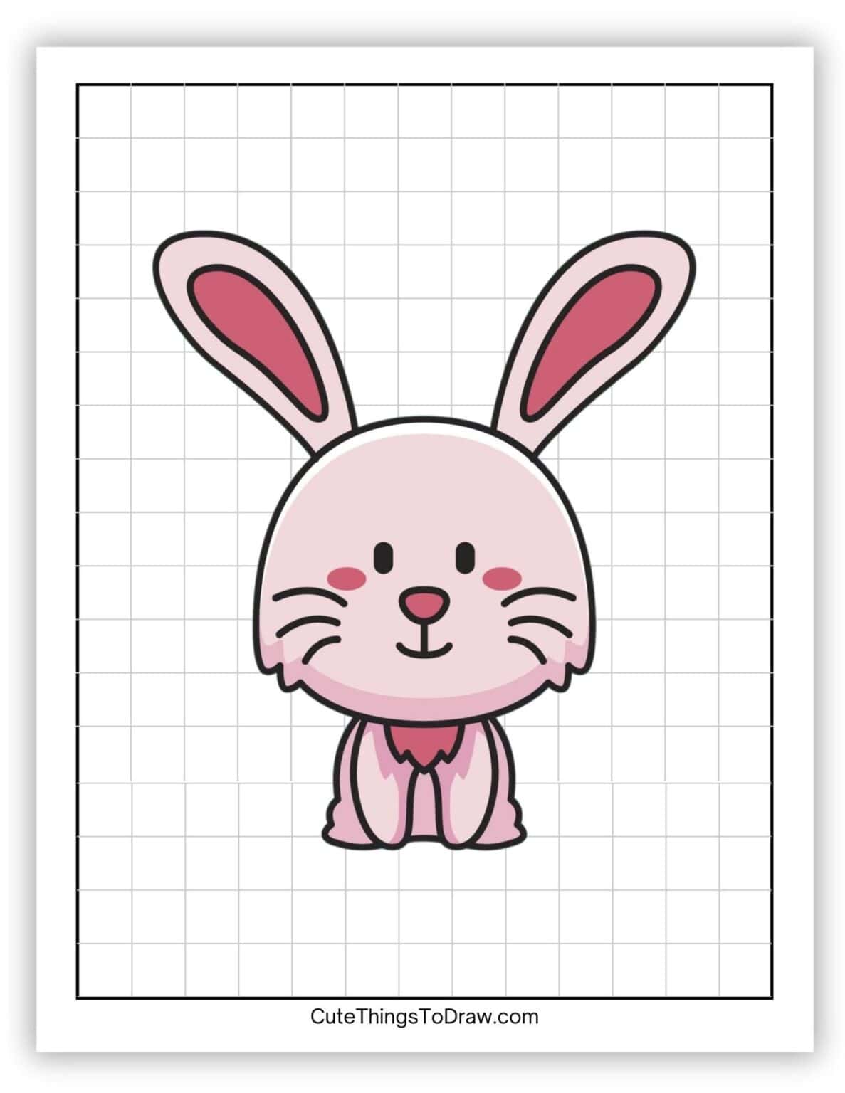 25 Cute Easter Bunny Drawing Ideas - Cute Things to Draw