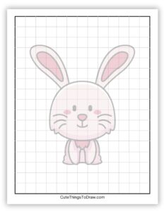Finish Drawing the Rabbit (Free PDF Printable) - Cute Things to Draw