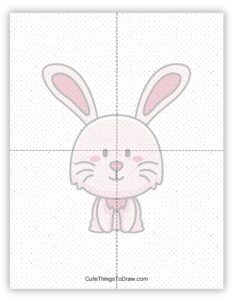 Finish Drawing the Rabbit (Free PDF Printable) - Cute Things to Draw