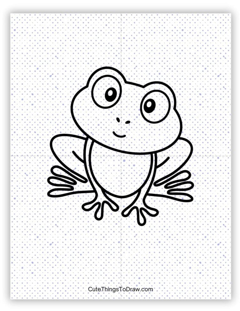 21 Cute Frog Drawing Ideas - Cute Things to Draw