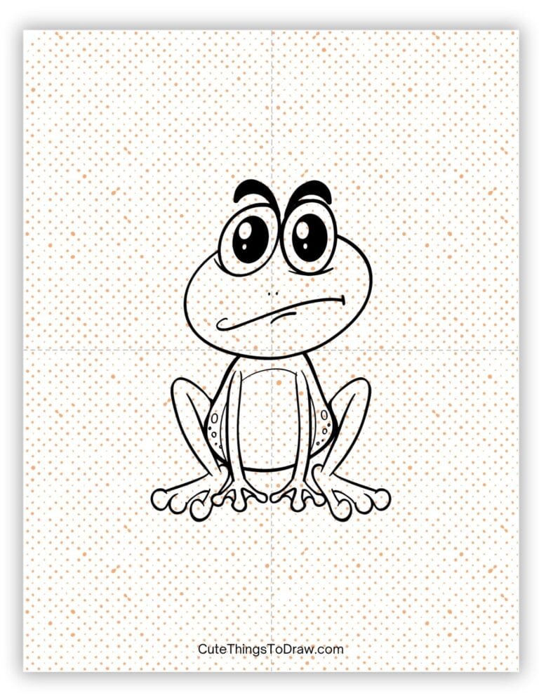 21 Cute Frog Drawing Ideas - Cute Things to Draw