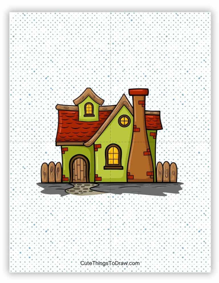 49 Cute House Drawing Ideas - Cute Things to Draw