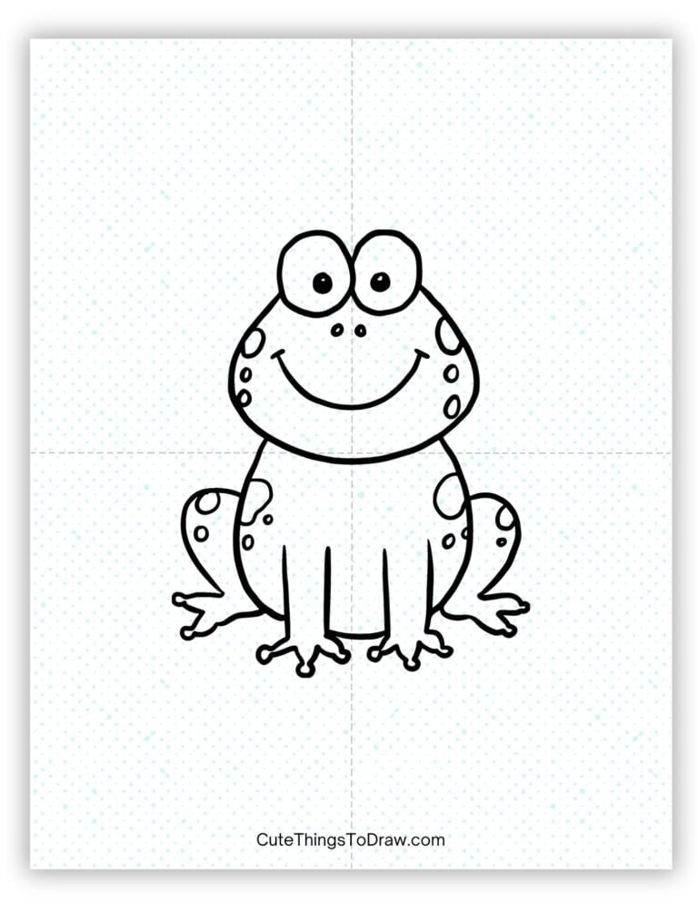 21 Cute Frog Drawing Ideas - Cute Things to Draw