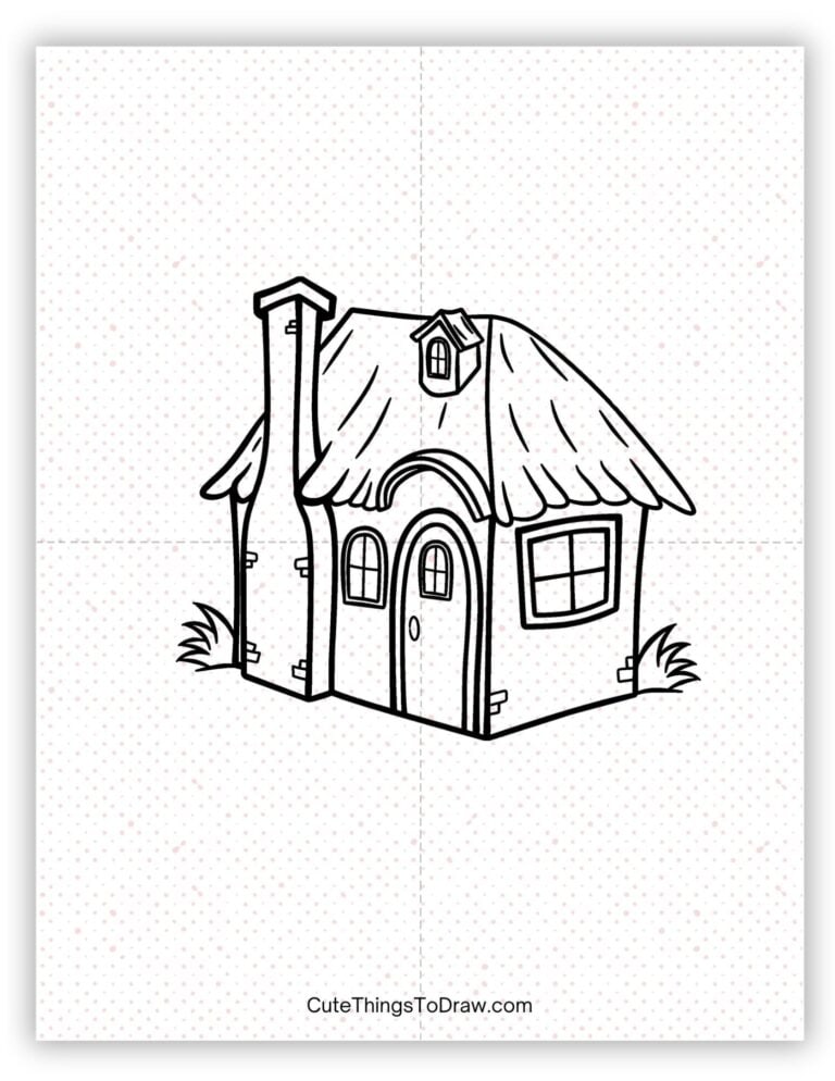 49 Cute House Drawing Ideas - Cute Things to Draw