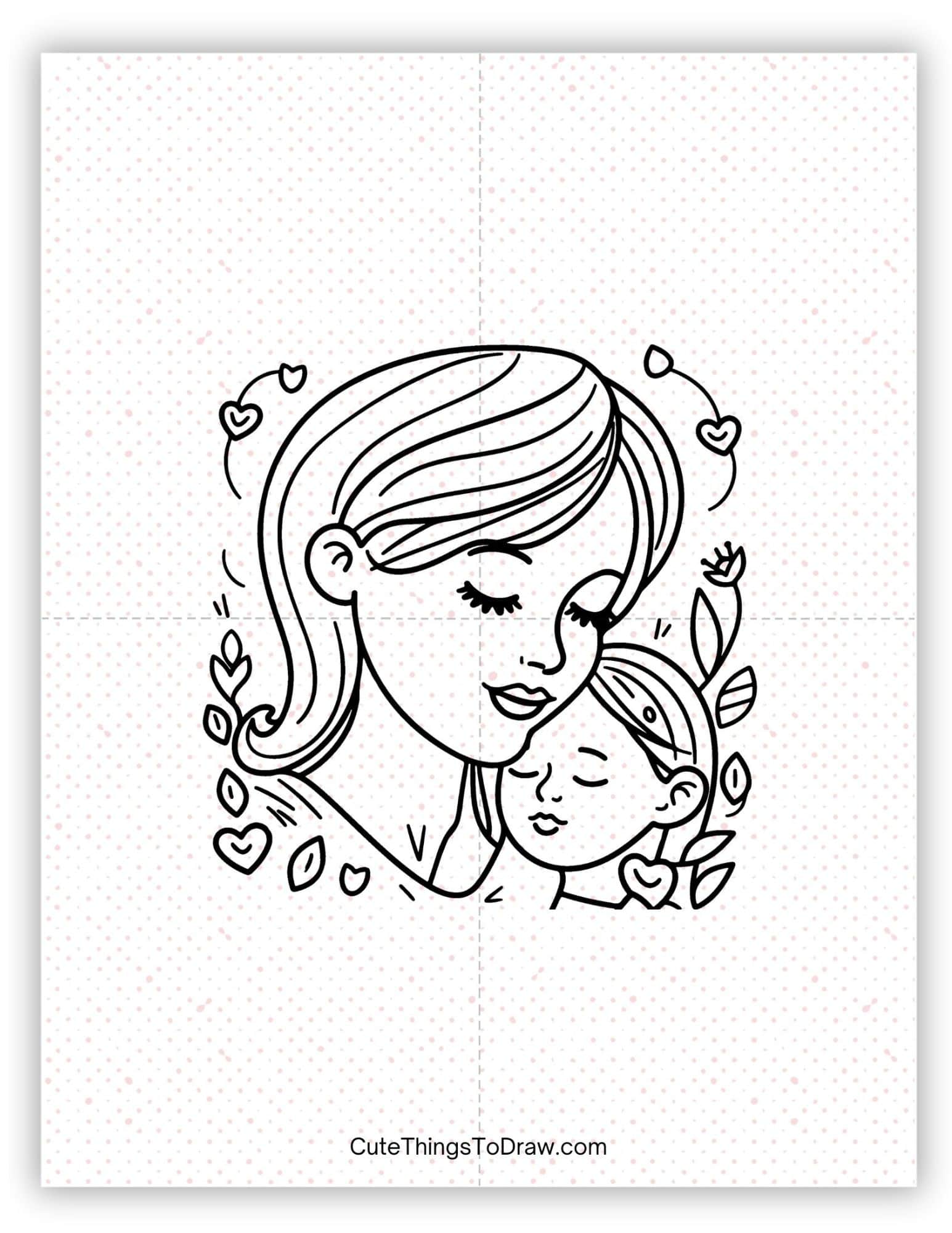 33 Cute Mother's Day Drawing Ideas - Cute Things to Draw
