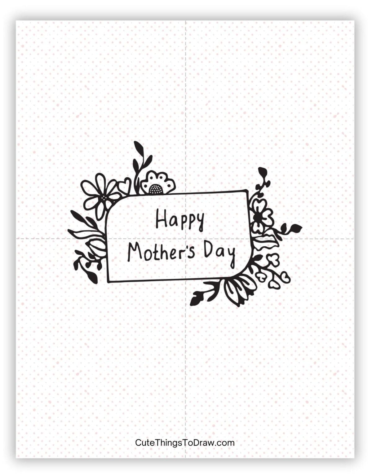 33 Cute Mother's Day Drawing Ideas - Cute Things to Draw