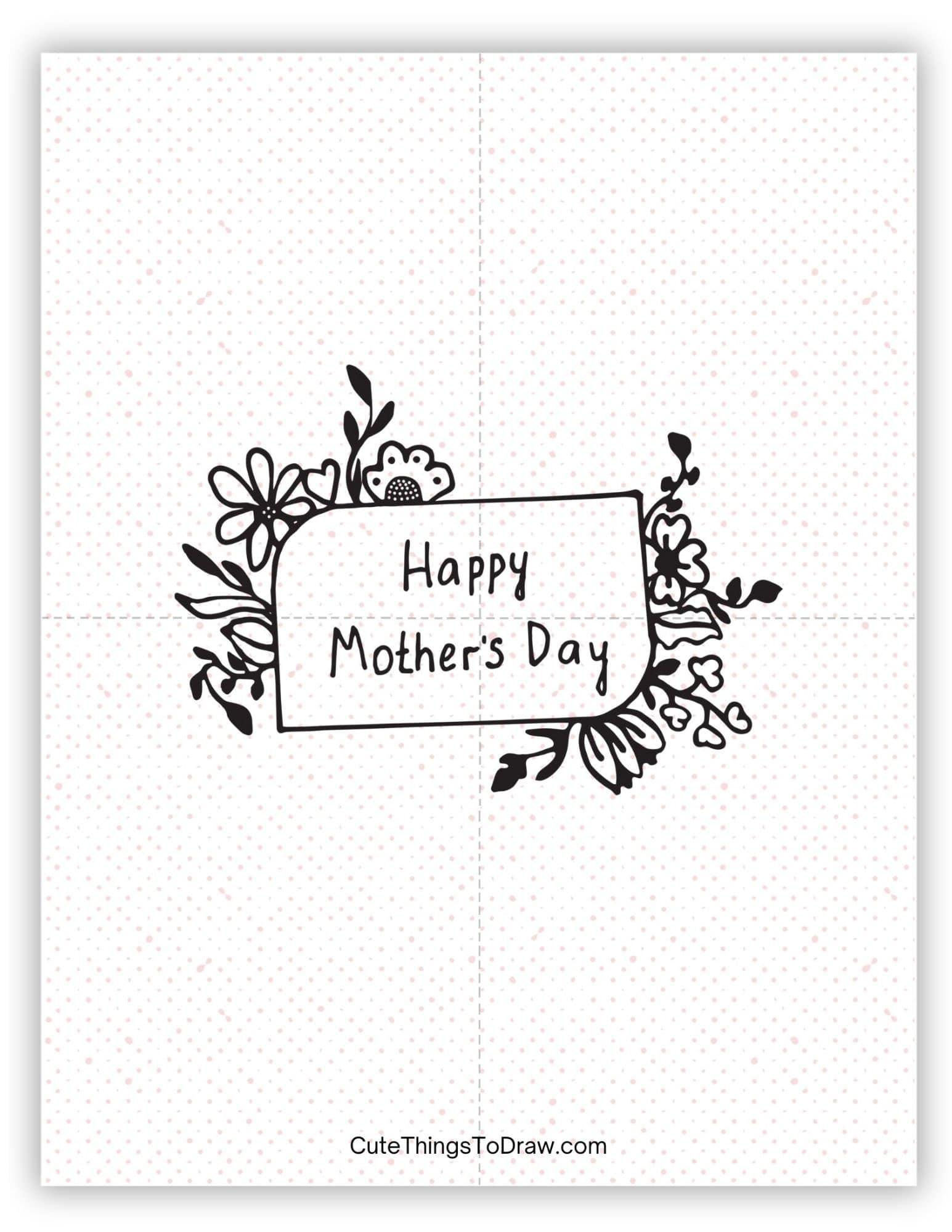 33 Cute Mother's Day Drawing Ideas - Cute Things to Draw