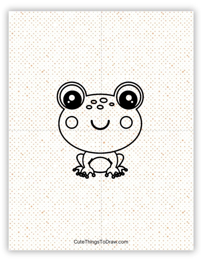 21 Cute Frog Drawing Ideas - Cute Things to Draw