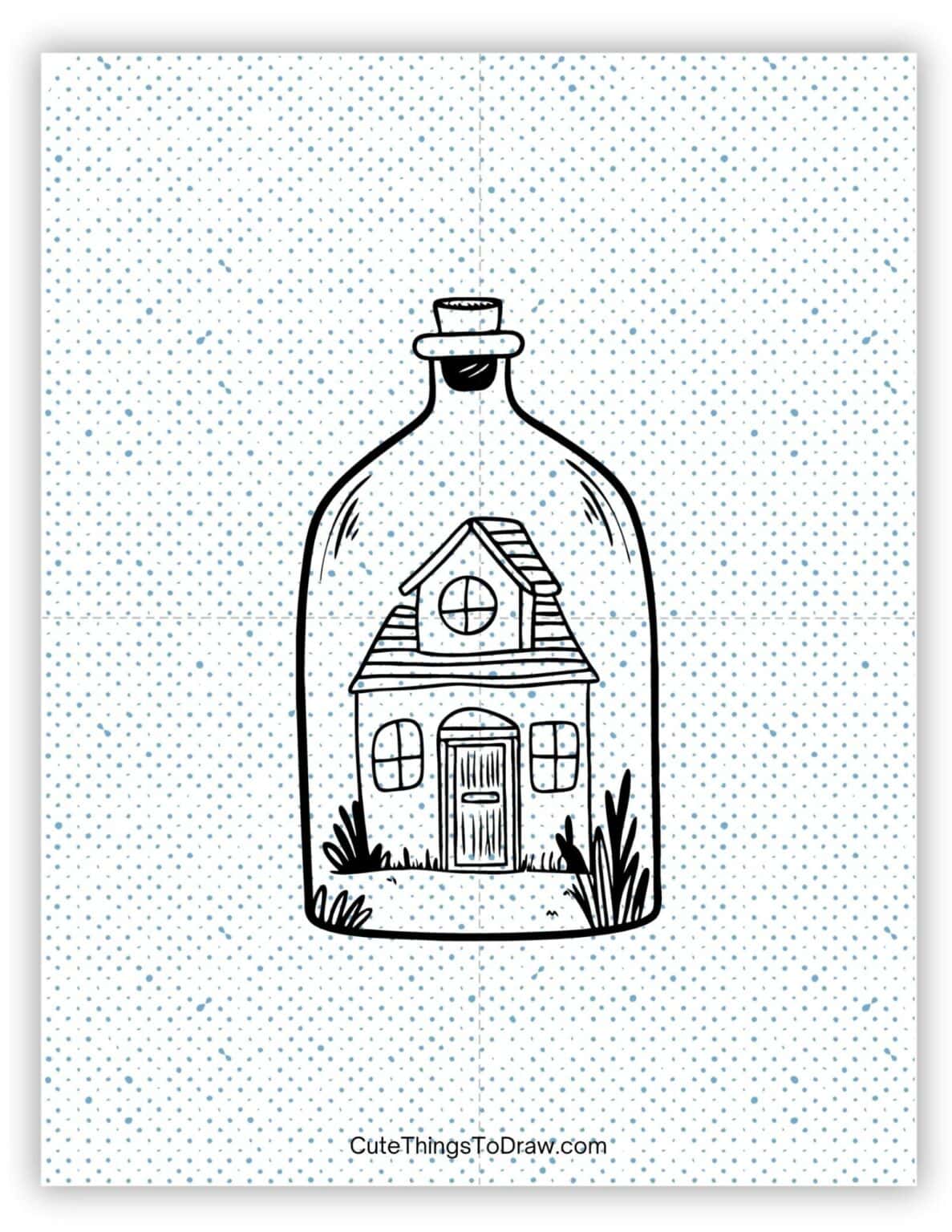 49 Cute House Drawing Ideas - Cute Things to Draw