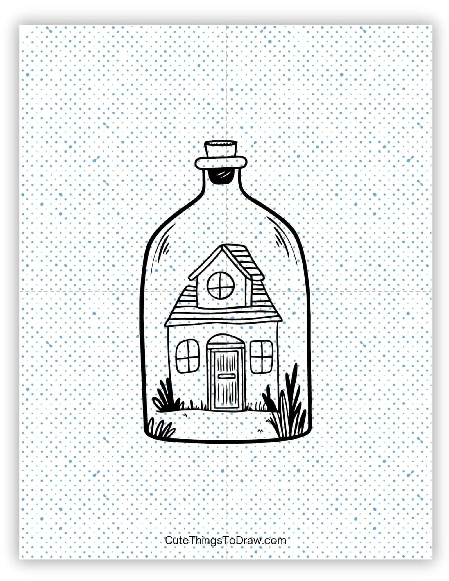 49 Cute House Drawing Ideas - Cute Things to Draw